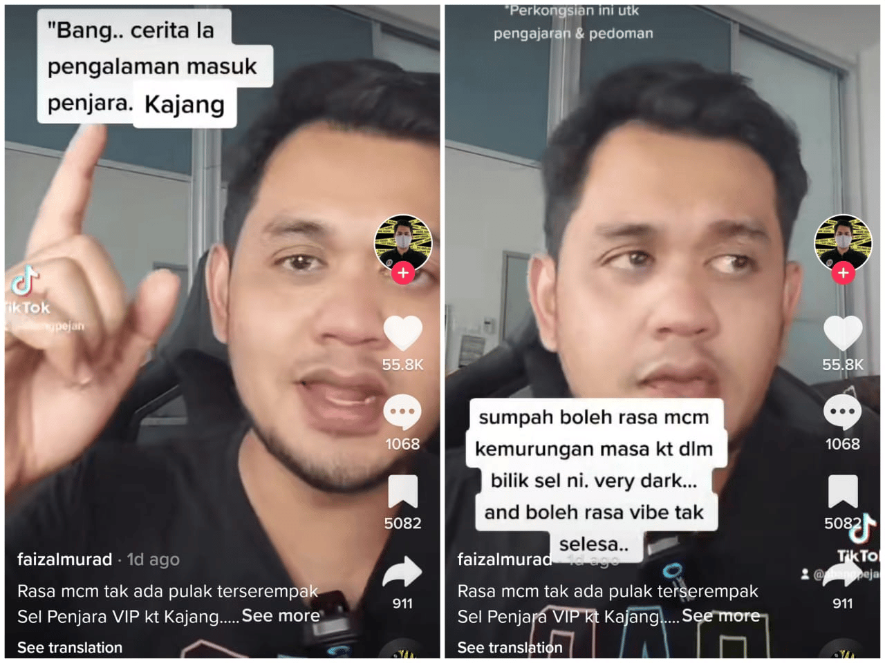 Lelaki cerita pengalaman masuk penjara Kajang, 'Sangat gelap, boleh ... Lelaki cerita pengalaman masuk penjara Kajang, 'Sangat gelap, boleh ...