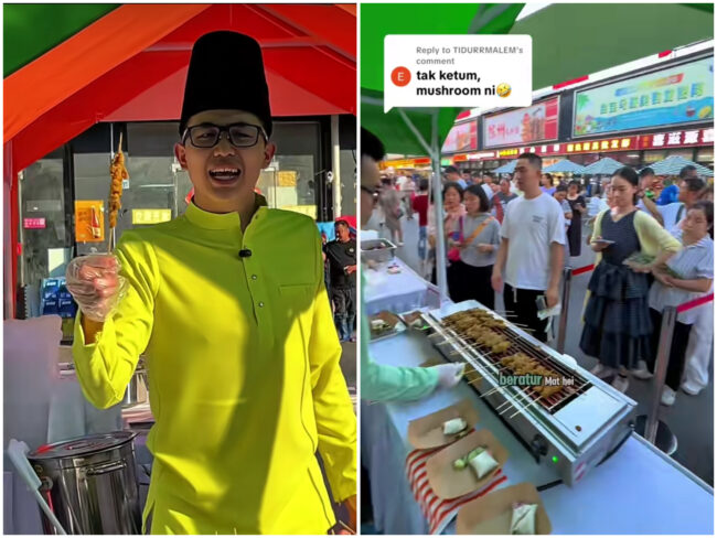 Gerai sate Malaysia laku keras di China, dua jam buka khemah terus ...