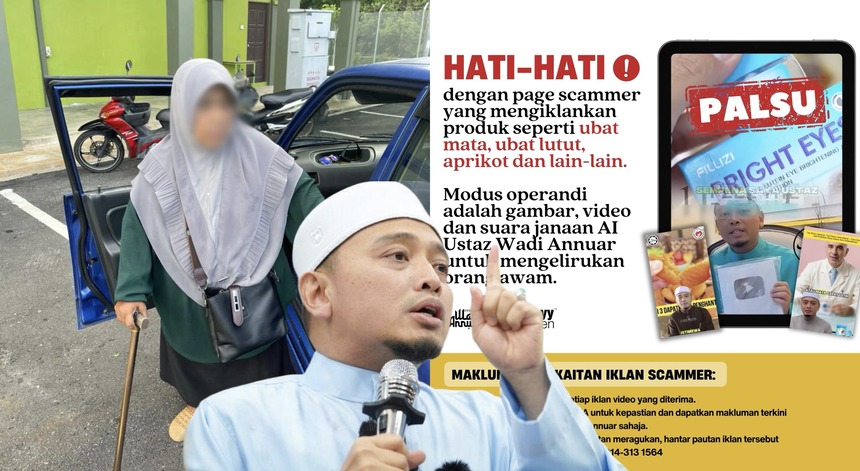 Nenek datang dari Perlis nak beli ubat mata Ustaz Wadi Annuar ...